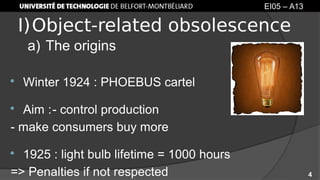 Planned obsolescence and consumer's society | PDF