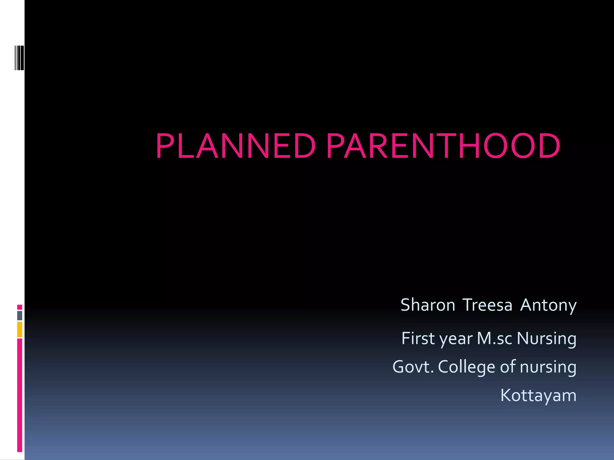 Planned parenthood | PPTX