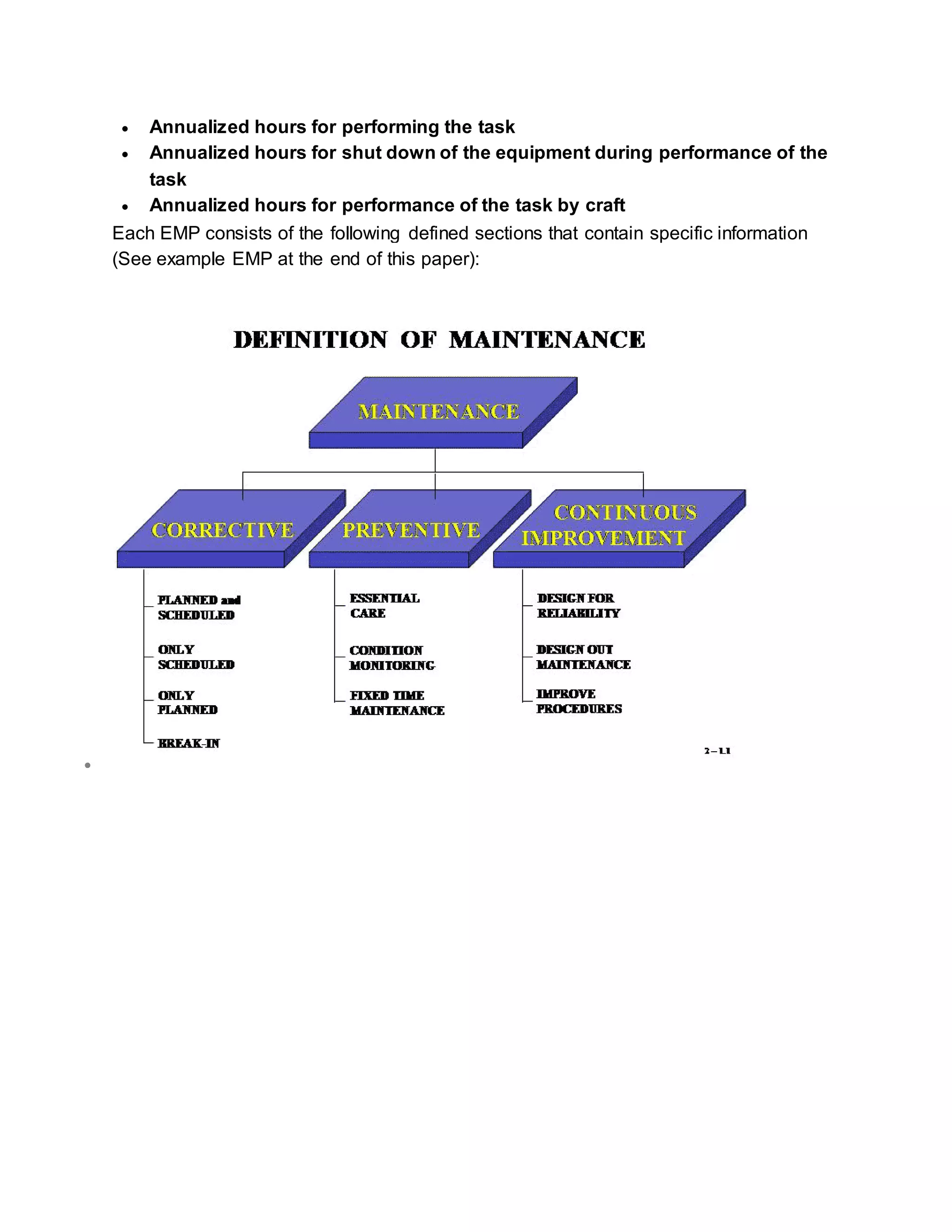 Planned preventive maintenance report | DOCX
