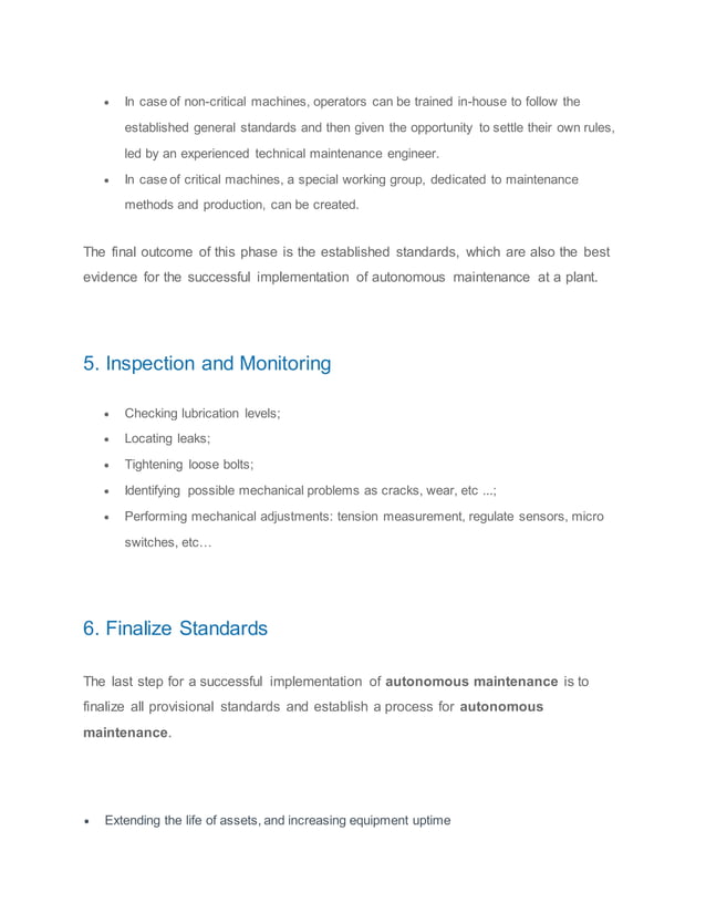 Planned preventive maintenance report | DOCX