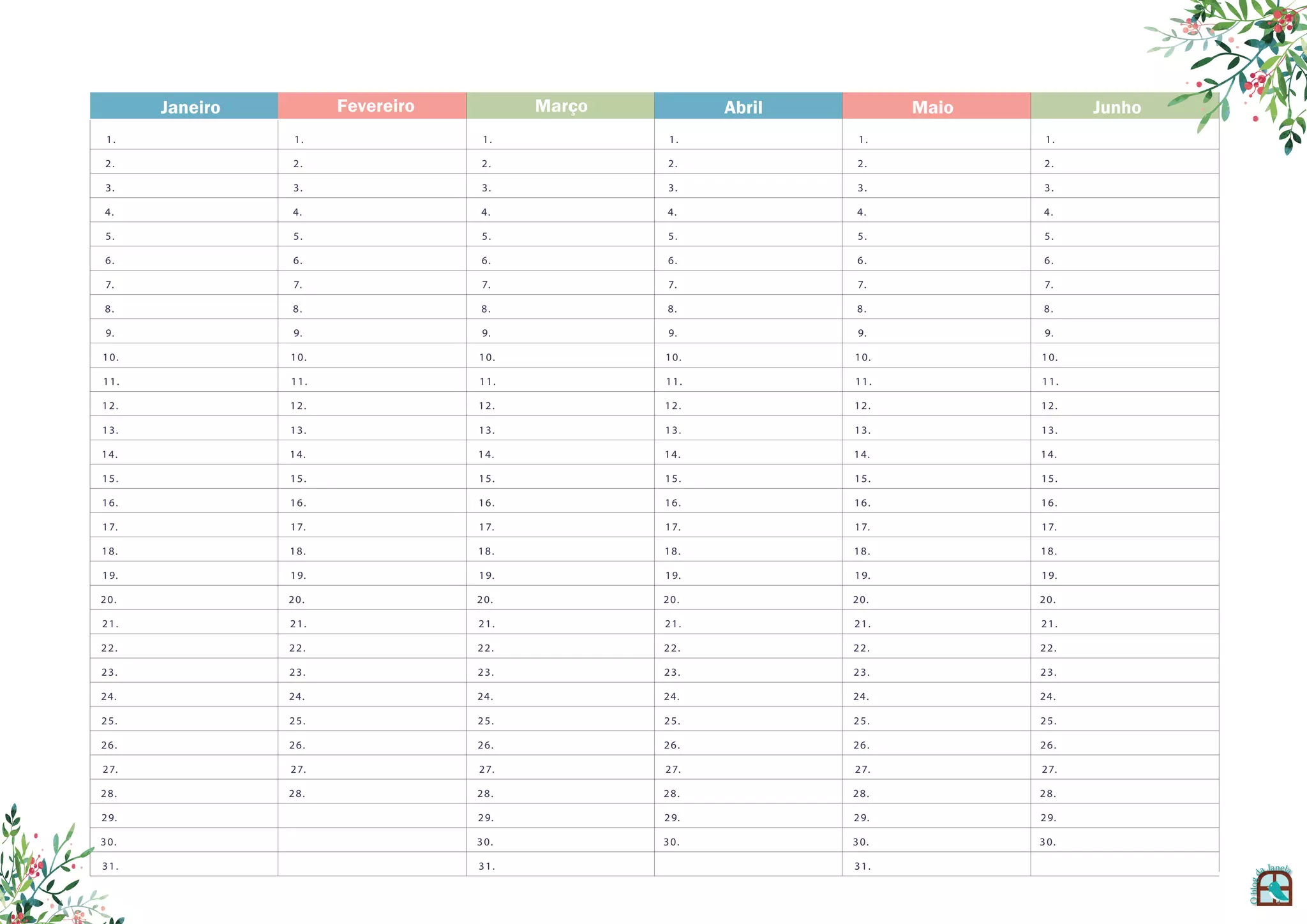 Planner anual | PDF