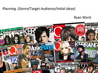 A-Level Media Studies - Magazine Planning. (Primary Coursework) | PPT