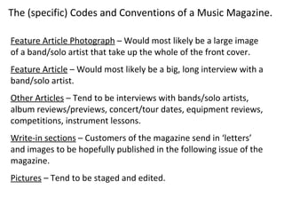 A-Level Media Studies - Magazine Planning. (Primary Coursework) | PPT