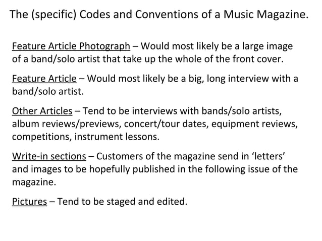 A-Level Media Studies - Magazine Planning. (Primary Coursework) | PPT