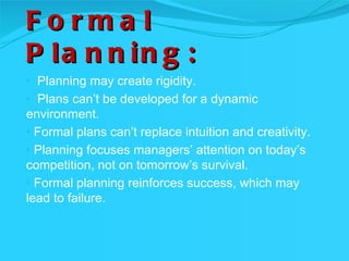 Planning in management | PPT