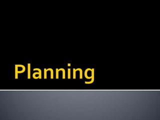 Planning in library management | PPTX
