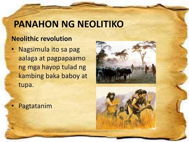 PAG-UNLAD NG KULTURA NG SINAUNANG TAO: PANAHON NG BATO | PPTX