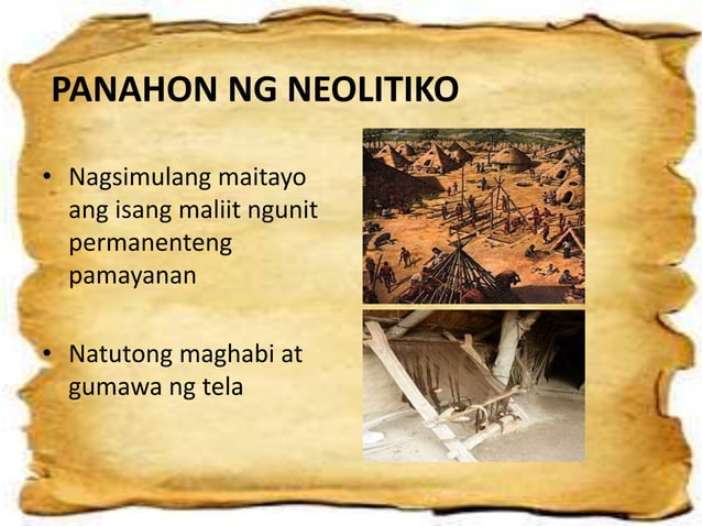 PAG-UNLAD NG KULTURA NG SINAUNANG TAO: PANAHON NG BATO | PPTX