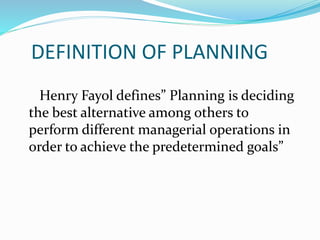 Planning | PPT