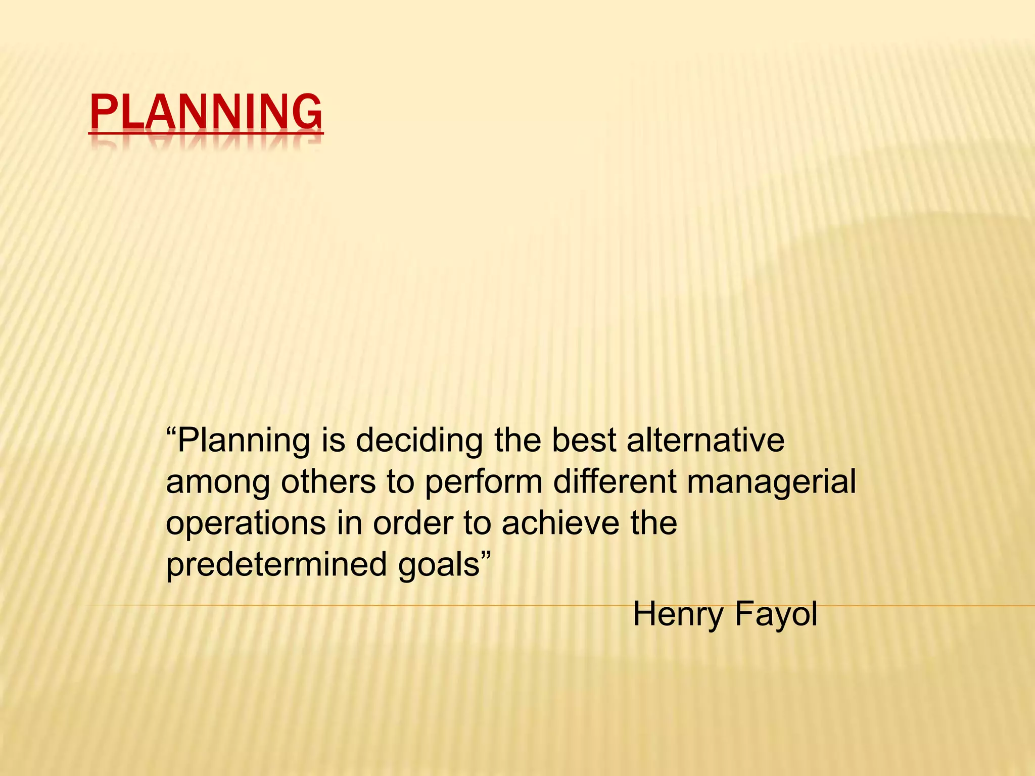 Planning | PPTX