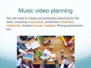 Music video planning workshop 2 | PPT