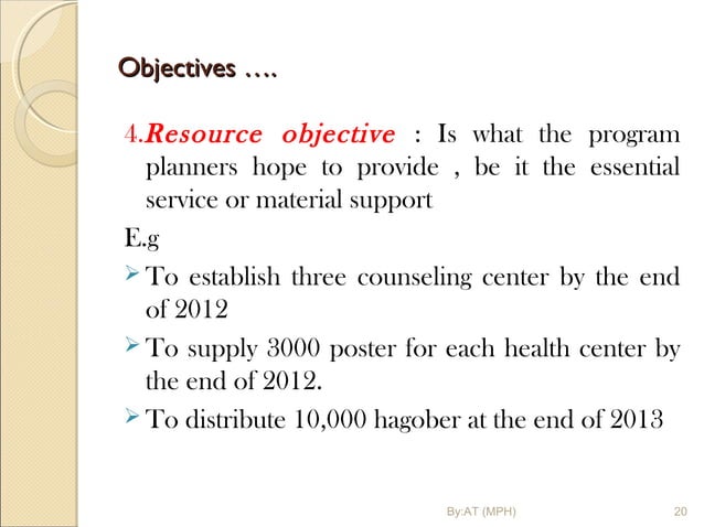 Planning, implementation, monitoring and evaluation of health education ...