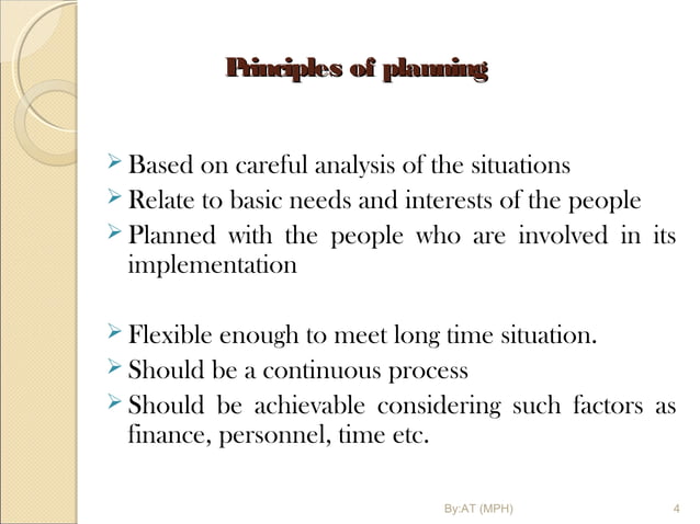 Planning, implementation, monitoring and evaluation of health education ...