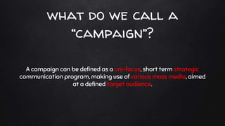 Campaign Planning | PPTX
