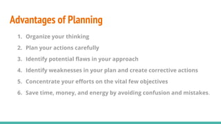 Planning | PPT
