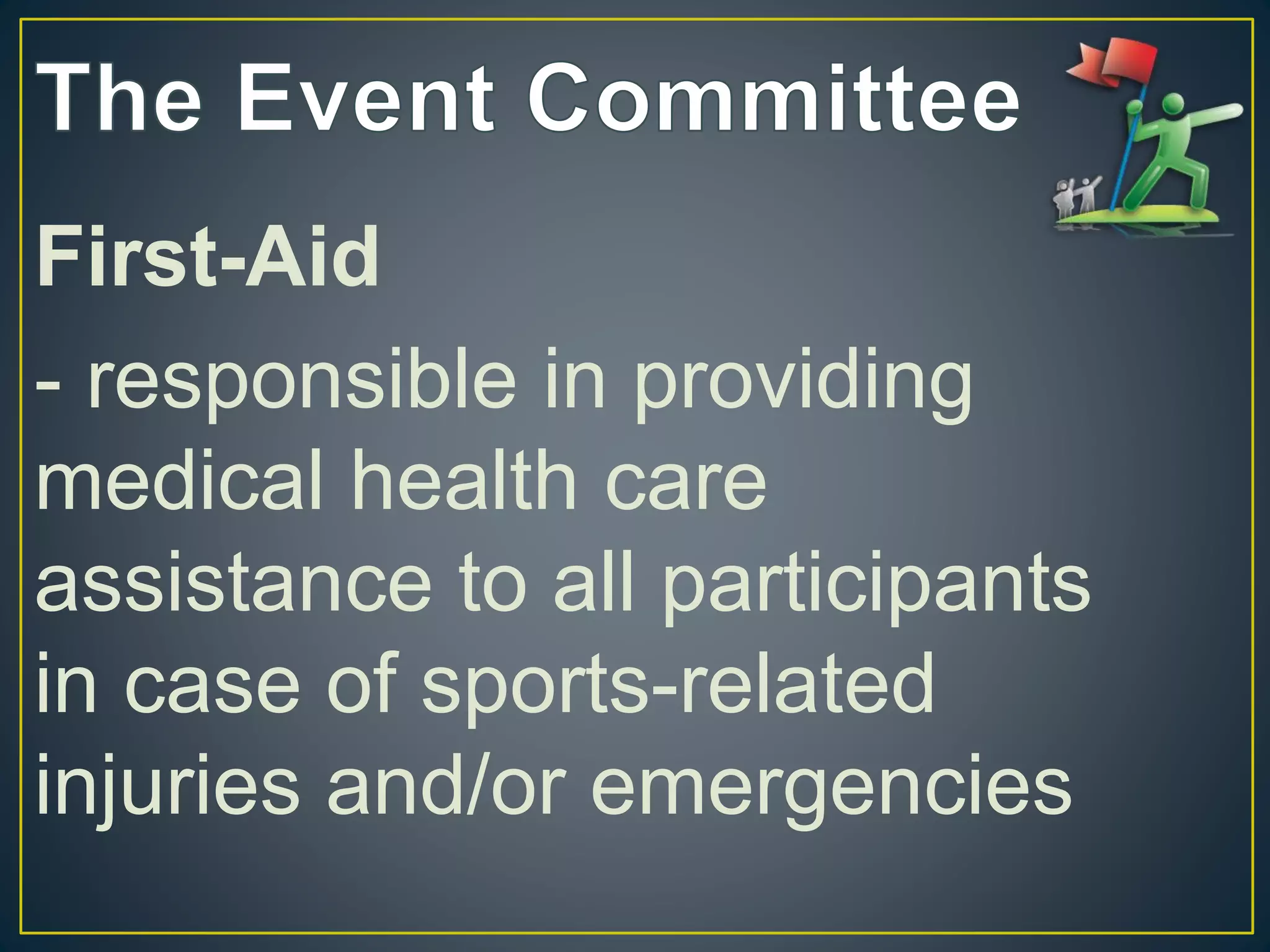 Sports Event Management Process | PPSX