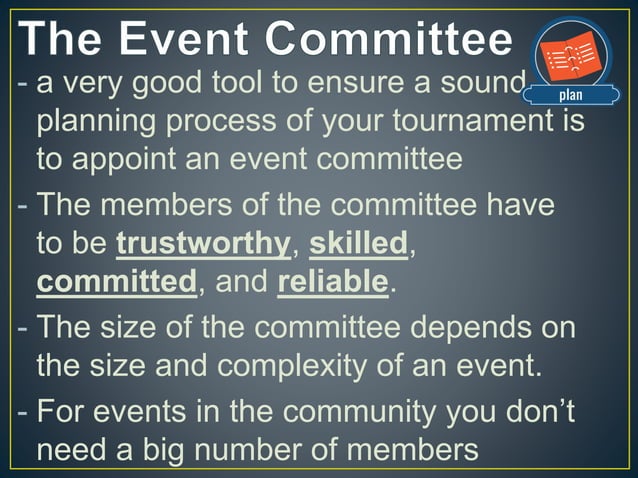 Sports Event Management Process | PPSX | Events