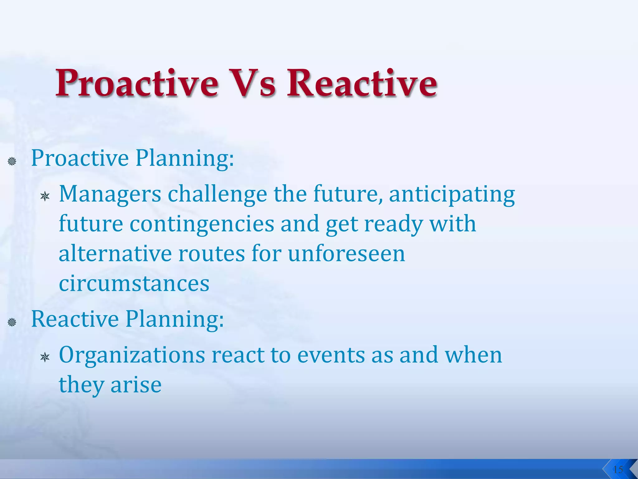 planning. Ppt | PDF
