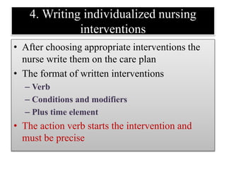 steps of nursing process, Planning | PPTX