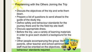 Planning and field visit | PPTX