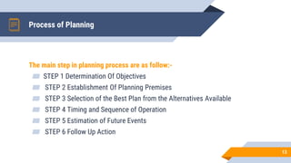 Planning | PPTX | Business Administration | Business