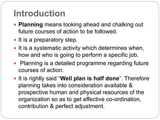 Planning | PPTX
