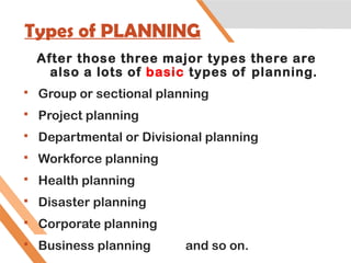 PLANNING | PPT