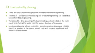 POWER SYSTEM PLANNING | PPTX | Gas and Electric | Home Utilities