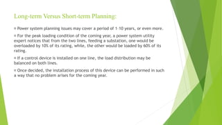 POWER SYSTEM PLANNING | PPTX