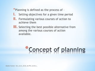 Planning | PPTX | Business Administration | Business