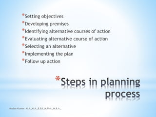 Planning | PPTX | Business Administration | Business