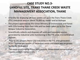 Planning and management of hazardous wastes | PPTX