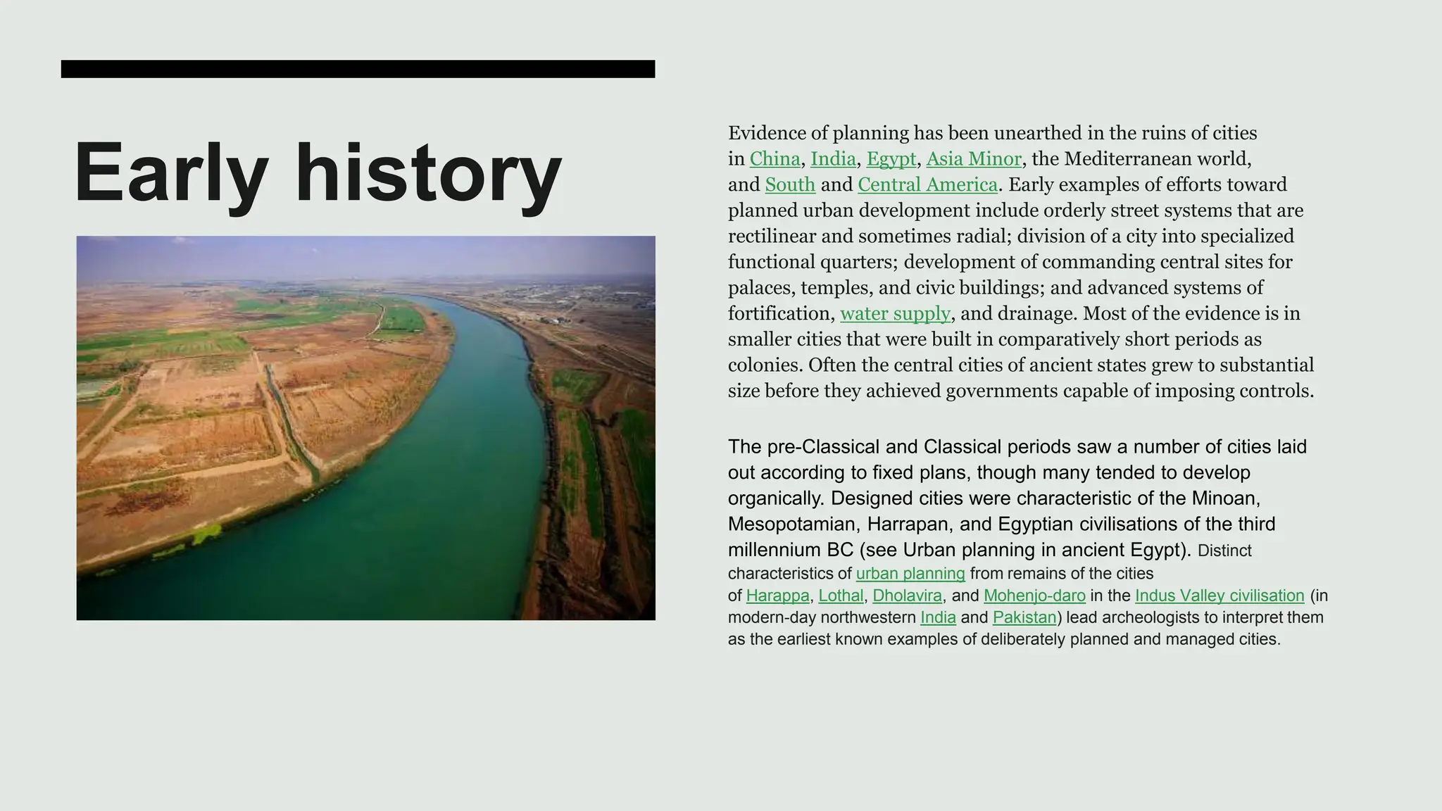 History of Urban Planning- Introduction to urban planning | PPTX