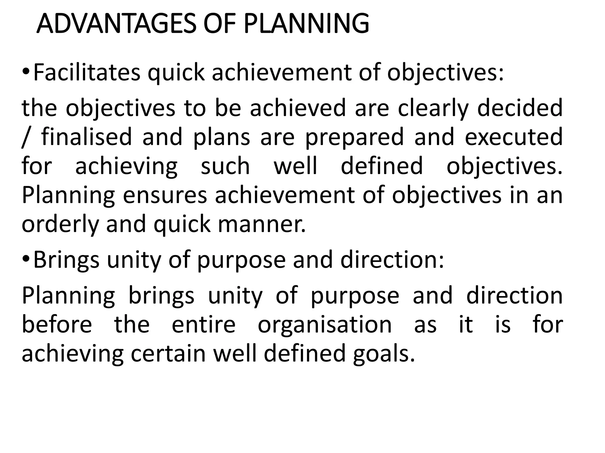 Planning is an important role in leadership and management nursing | PPT