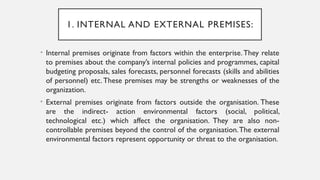 Planning intoduction and presentation on | PPT