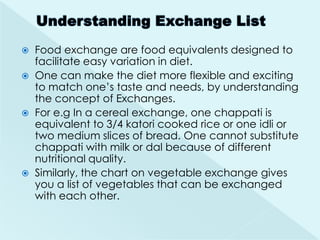 Planning a Healthy balanced diet | PPTX