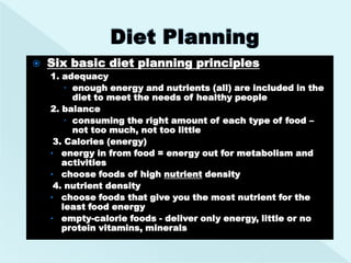 Planning a Healthy balanced diet | PPTX