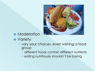 Planning a Healthy balanced diet | PPTX