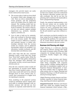 Planning at the Business Unit Level | PDF | Business | Business and Finance
