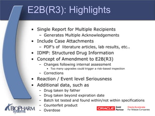 Planning for the New Individual Case Safety Report (ICSR) International Standard & Upcoming ICSR ...