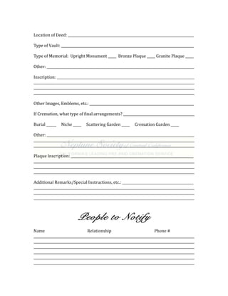 Funeral Planning guide | PDF