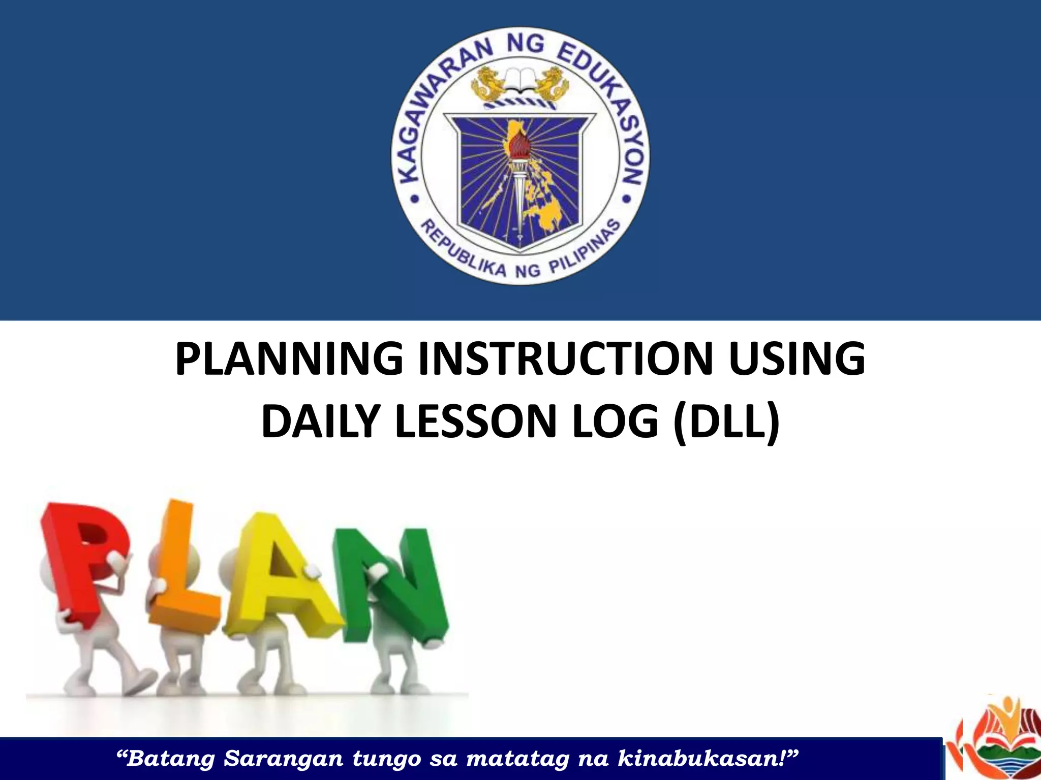 PLANNING-INSTRUCTION-ON-DLL.ppt