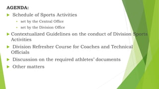 PLANNING-SESSION-ON-THE-CONDUCT-OF-SPORTS-ACTIVITIES-FOR-2023.pptx