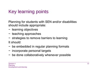 Planning - Session Four | PPT