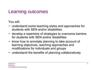 Planning - Session Four | PPT