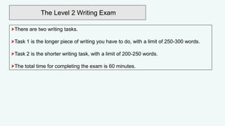 FS English Level 2 - March 14, 2023 (Writing: Planning the exam writing ...