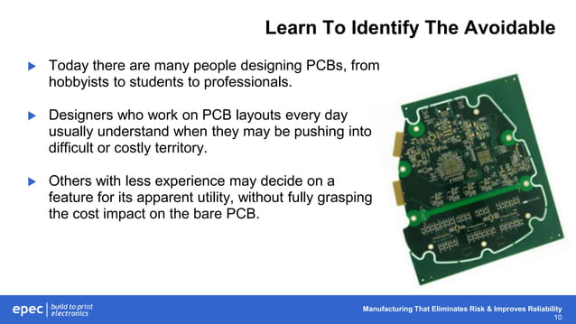 Planning Your High-Tech PCB Design for the Lowest Possible Cost | PPT