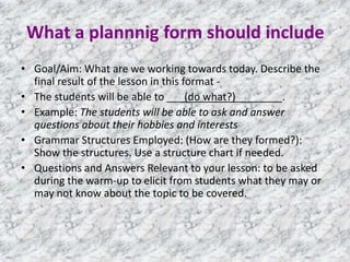 Planning 1 | PPTX | Educational Assessment | Education