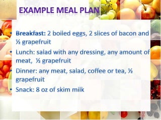 Planning 10 - Fad Diet Research | PPT