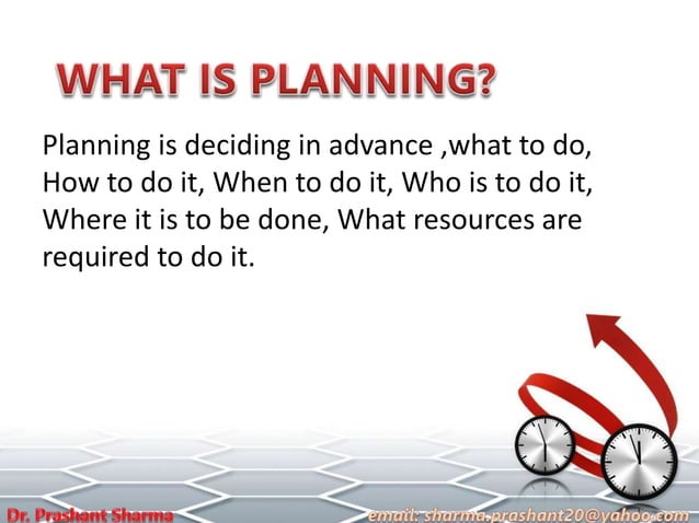 Notes on Planning Management | PPT